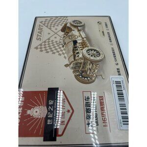 Robotime | Toys | Grand Prix Race Car Indy 50 Wood Scale Model Kit Rokr ...